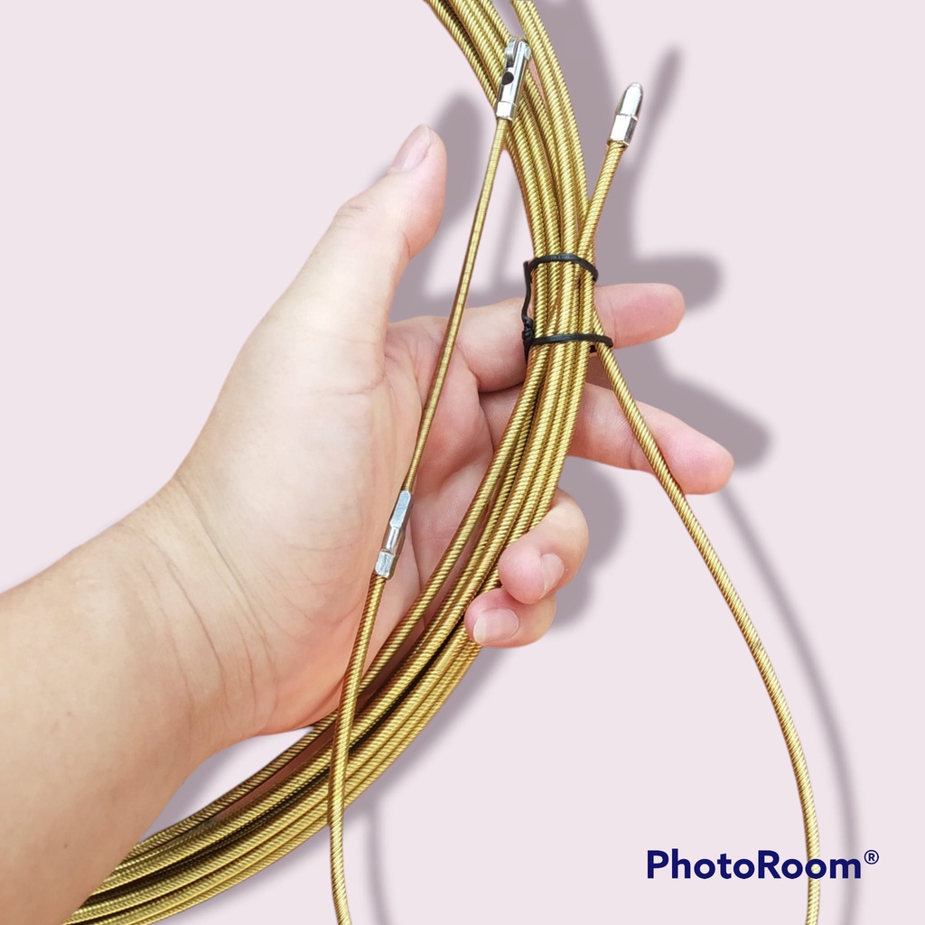 XO 4mm yellow spring cable conduit wire, electrical conduit, electrical ...