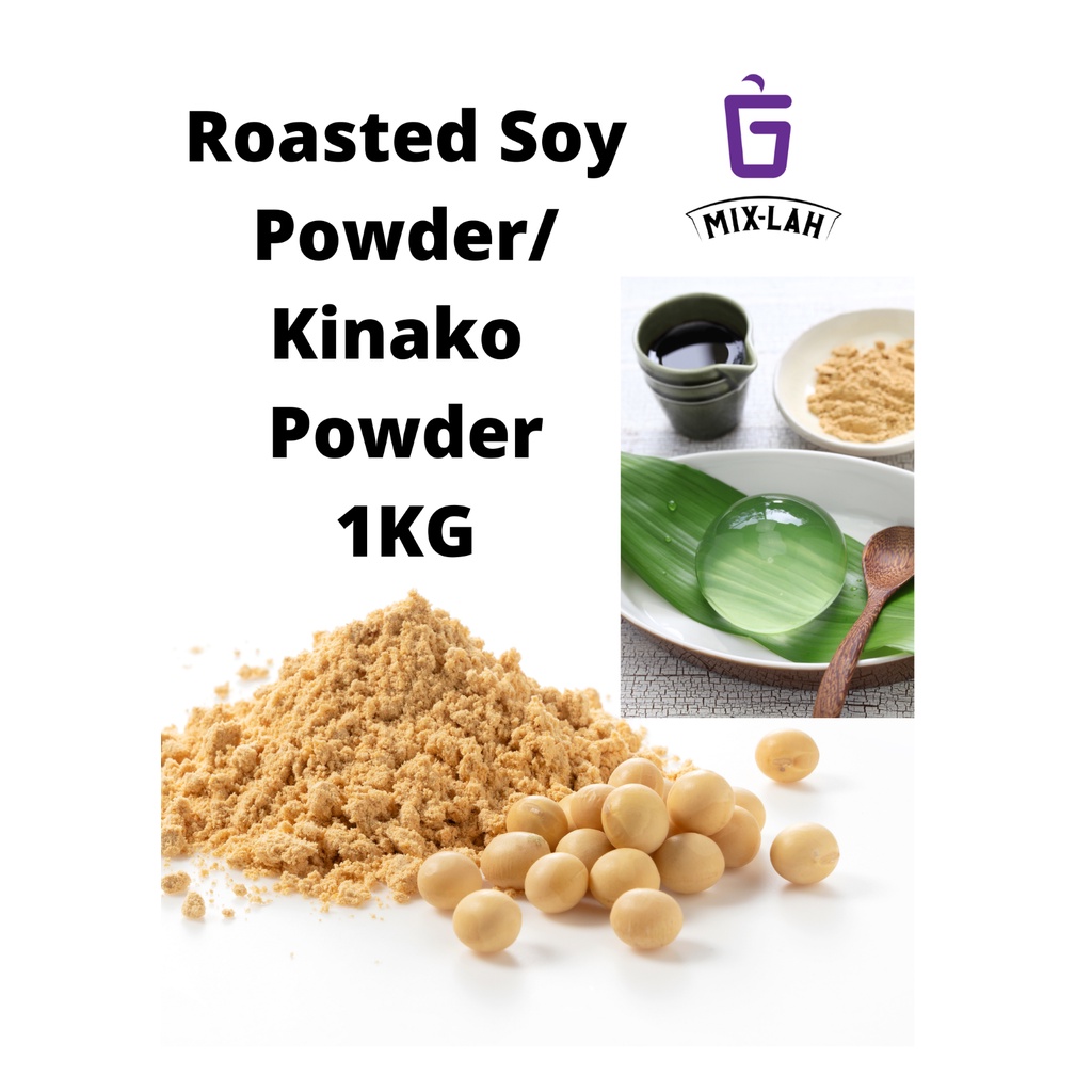 Kinako Powder Roasted 100% Soy Bean Powder [1KG] 熟黄豆粉 Kinako Powder 信玄饼 ...
