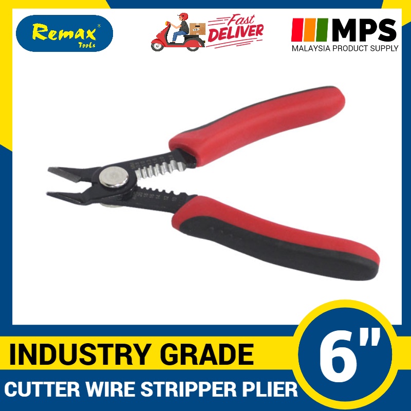 REMAX PRECISION CUTTER WIRE STRIPPER PLIER (LOCAL STOCK) | Shopee Malaysia