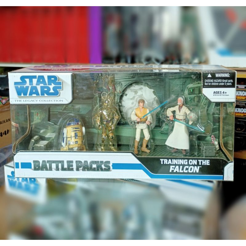 Star Wars Battle Packs The Legacy Collection Training on the Falcon ...