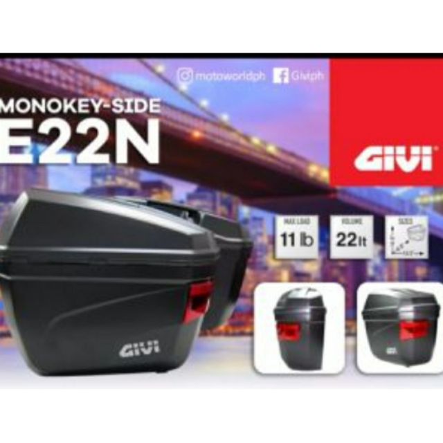 GIVI SIDE BOX E22N SET (2PC R/H +L/H) | Shopee Malaysia