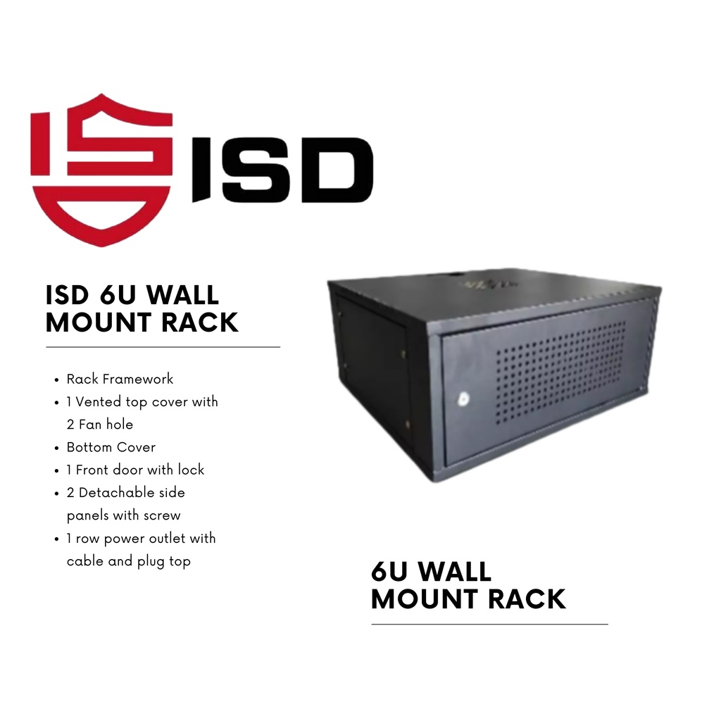 Server Rack 6U Wall Mount | Shopee Malaysia