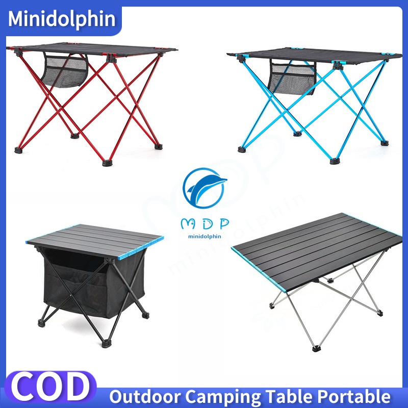 【COD】 Storage Small Compact Foldable Camping Picnic BBQ Desk Tourist ...