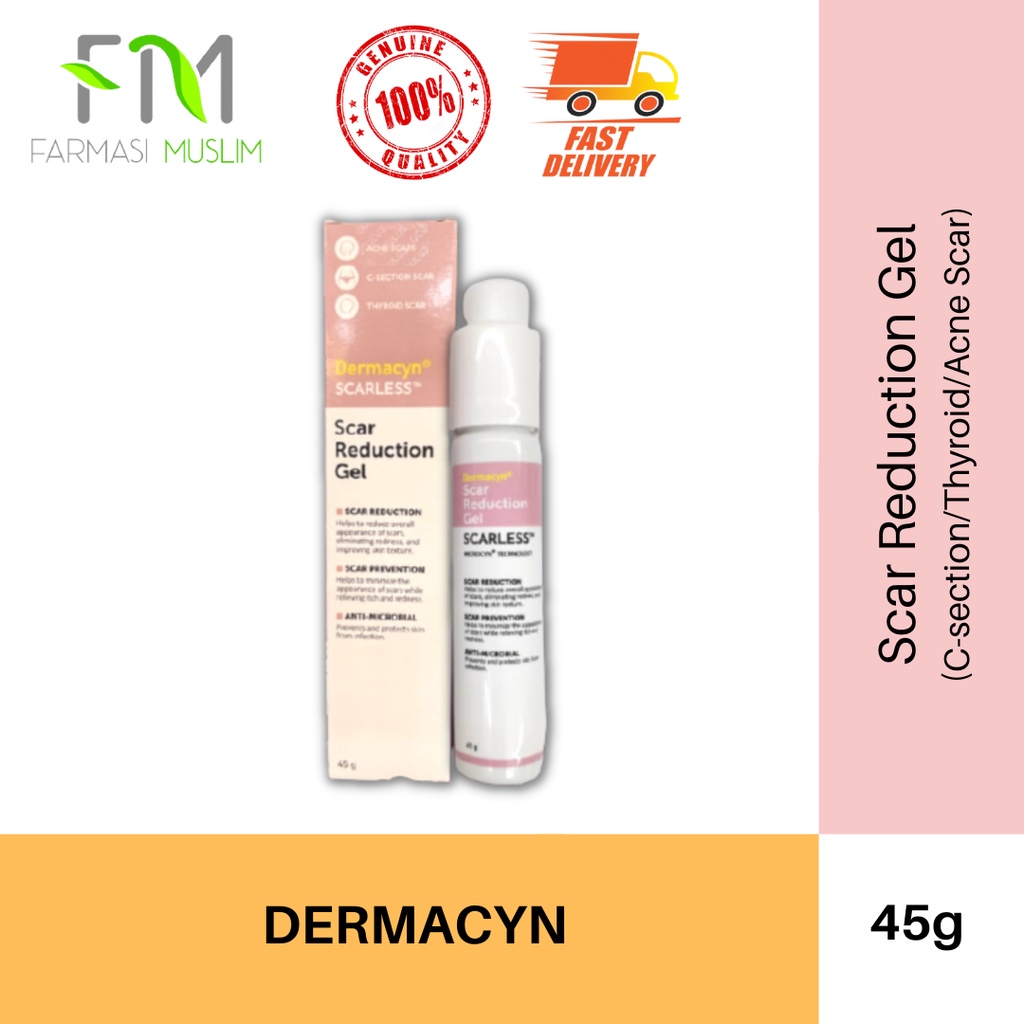 [EXP. DATE: 22-08-2024] Dermacyn Scarless Scar Reduction Gel (45g ...