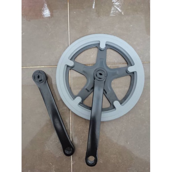 Basikal 40T/44T Single speed Crank set 32T 36T 40T 44T 48TAdult bicycle ...