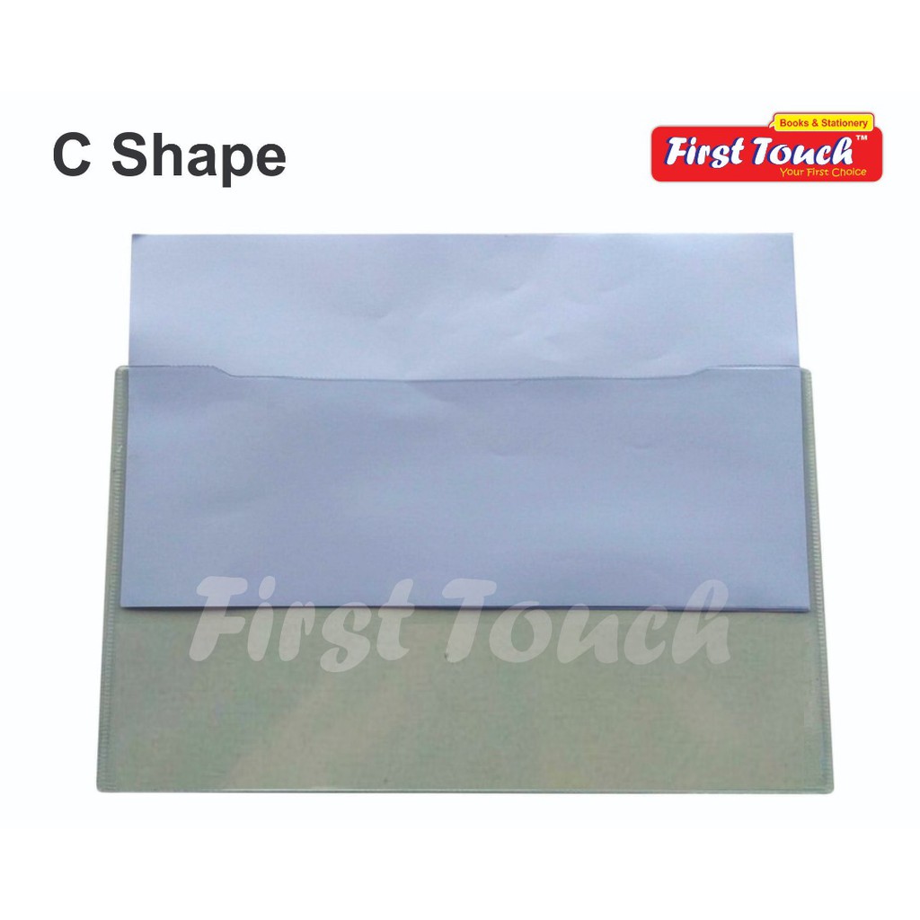 Clear Folder A4 PVC Document Clear Holder L Shape / C Shape / U Shape ...