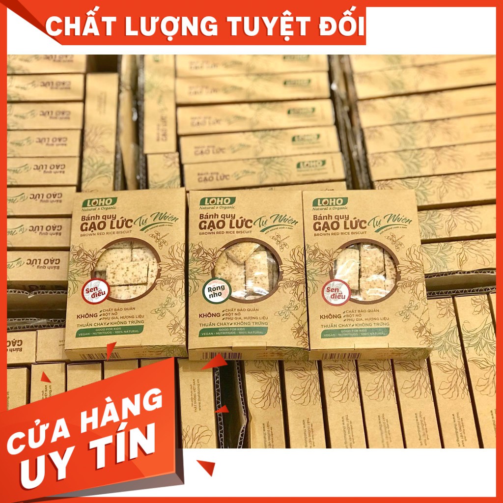 Loho BROWN RICE BISCUITS | Shopee Malaysia