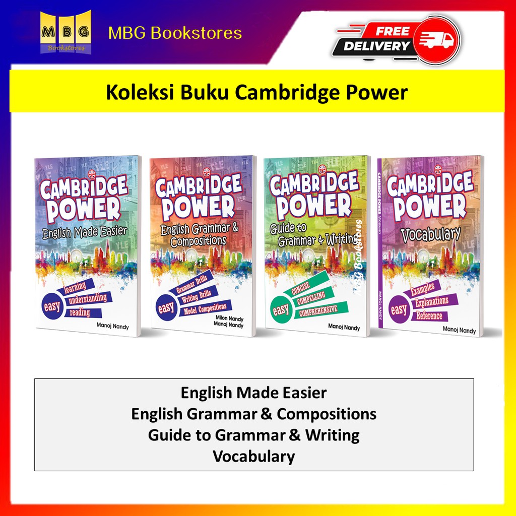 Cambridge Power English Made Easier English Grammar & Compositions ...