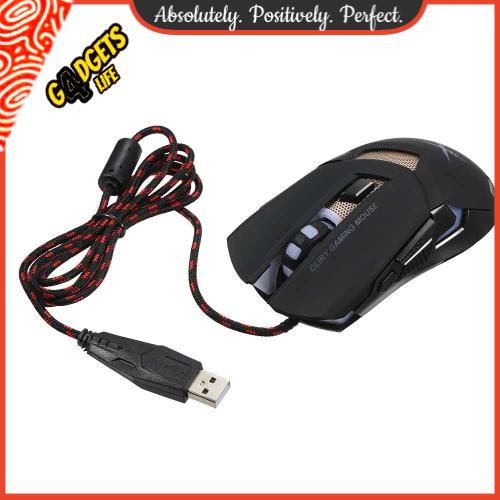 Gaming Mouse Wired RGB Ergonomic Game Mouse USB Computer Mice PC Laptop ...