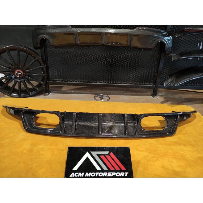Audi TT mk3 carbon fiber rear diffuser | Shopee Malaysia