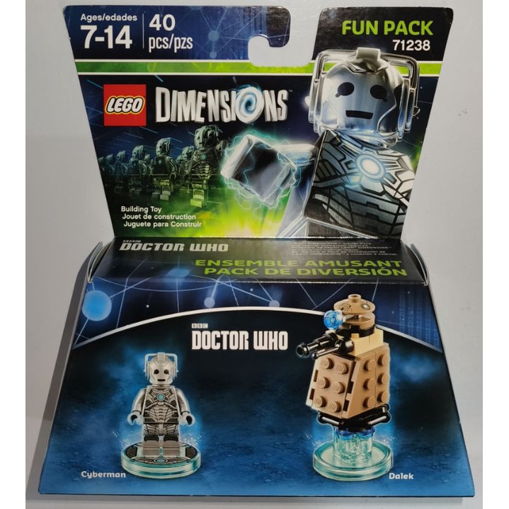 LEGO 71238 Dimensions Fun Pack Doctor Who Cyberman and Dalek | Shopee ...