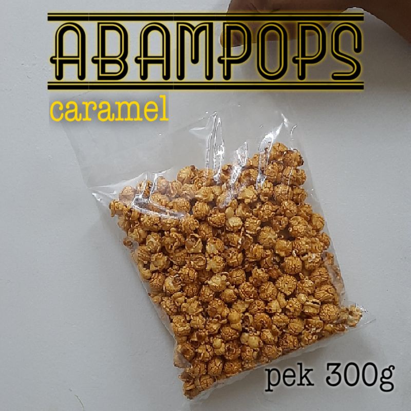 300g Freshly Made Homemade Popcorn Caramel delicious Abampops popcorn ...