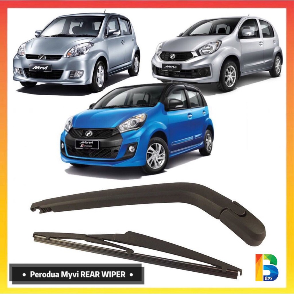 PERODUA MYVI REAR WIPER Myvi 2005-2017 Belakang Tail Wiper Rubber ...
