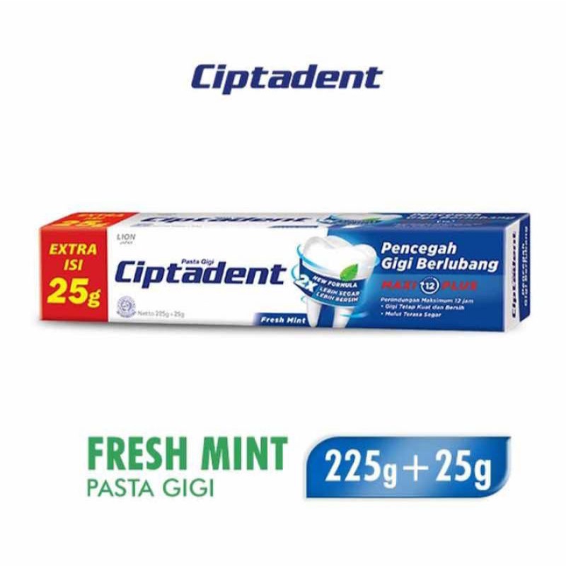 Ciptadent MAXI 12 PLUS JUMBO 250gr | Shopee Malaysia