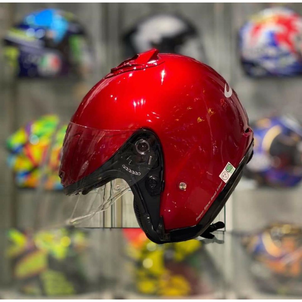 SHOEI J FORCE 2 JACK HELMET KUNING & YELLOW TANDUK LEKUK 1TO1 PREMIUM ...