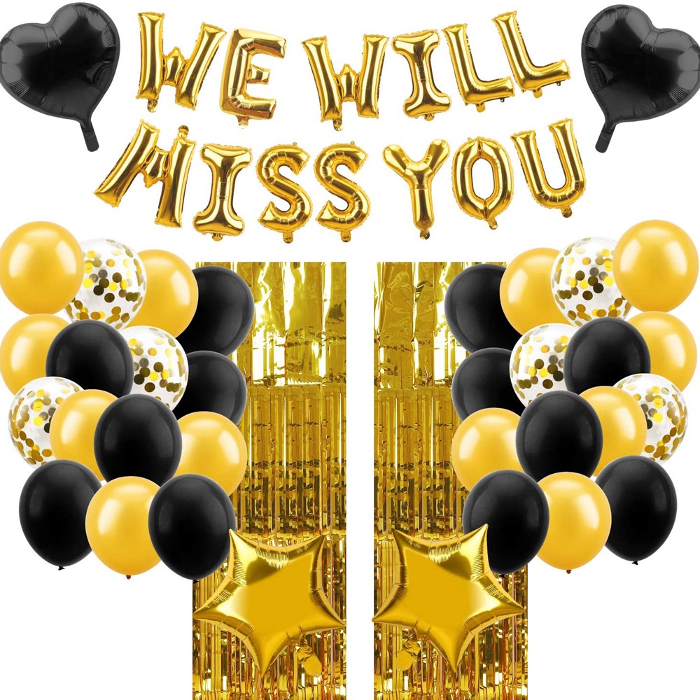 We Will Miss You Banner Office Work Party Retirement Party Decor ...