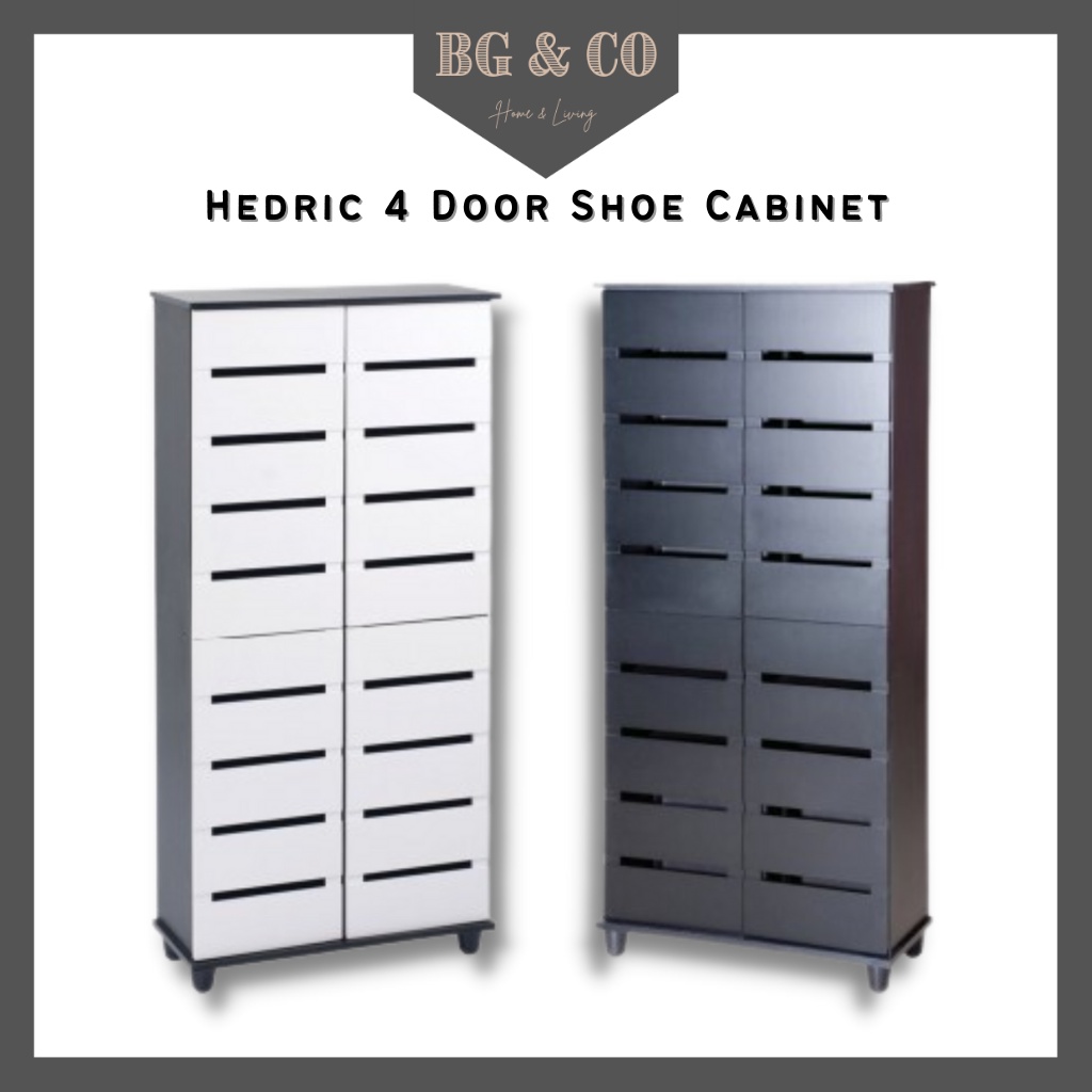 BG&CO HEDRIC 4 Door Shoes Cabinet 4 Door Shoes Rack Shoe Cabinet Shoe ...