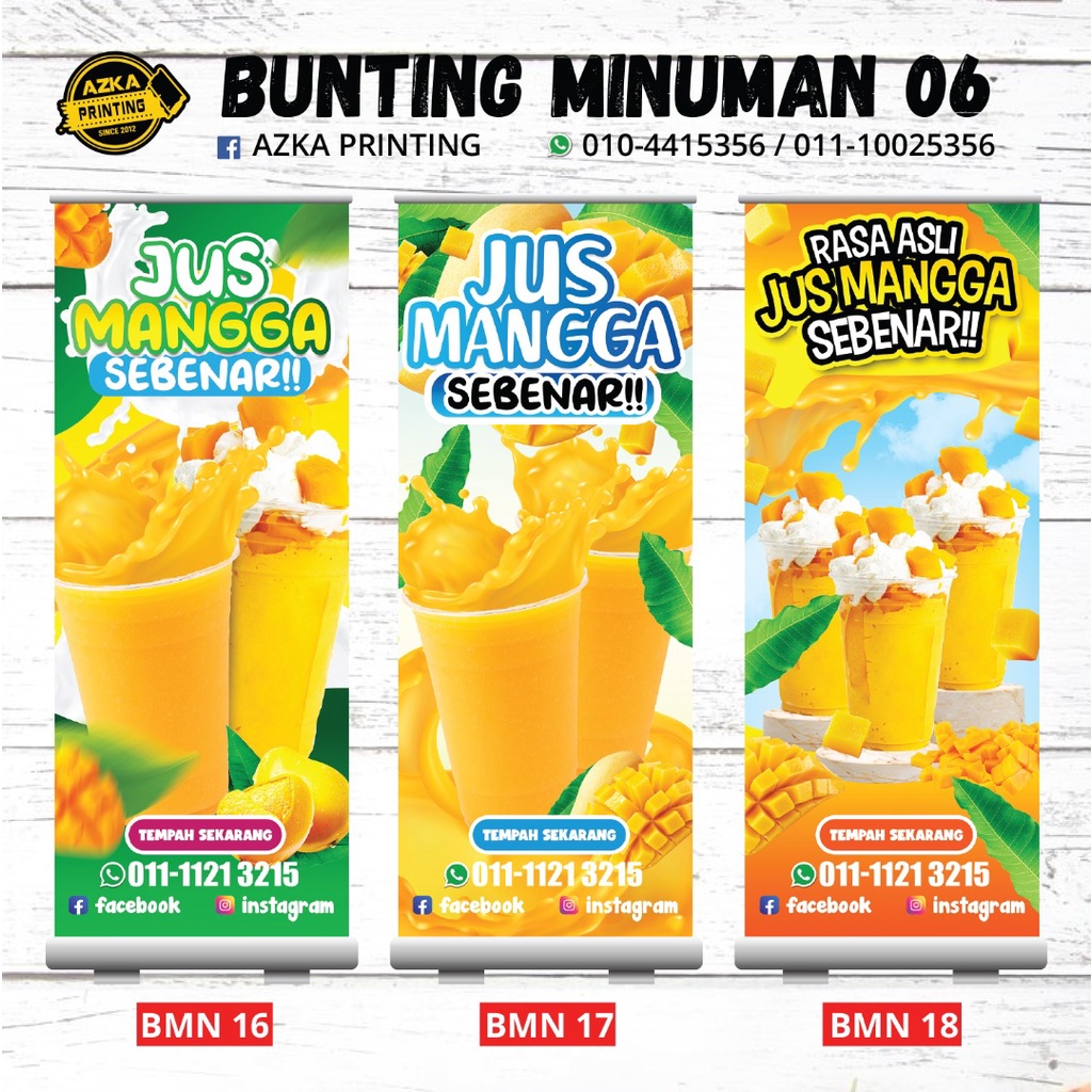 BUNTING AIR GERAI BAZAAR 🔥 | AIR BALANG | COFFEE | AIR BOBA | AIR BUAH ...