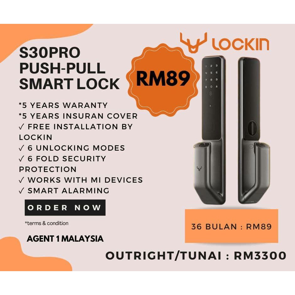 Smart door lock with key fingerprint APP Passcode double door lock ...