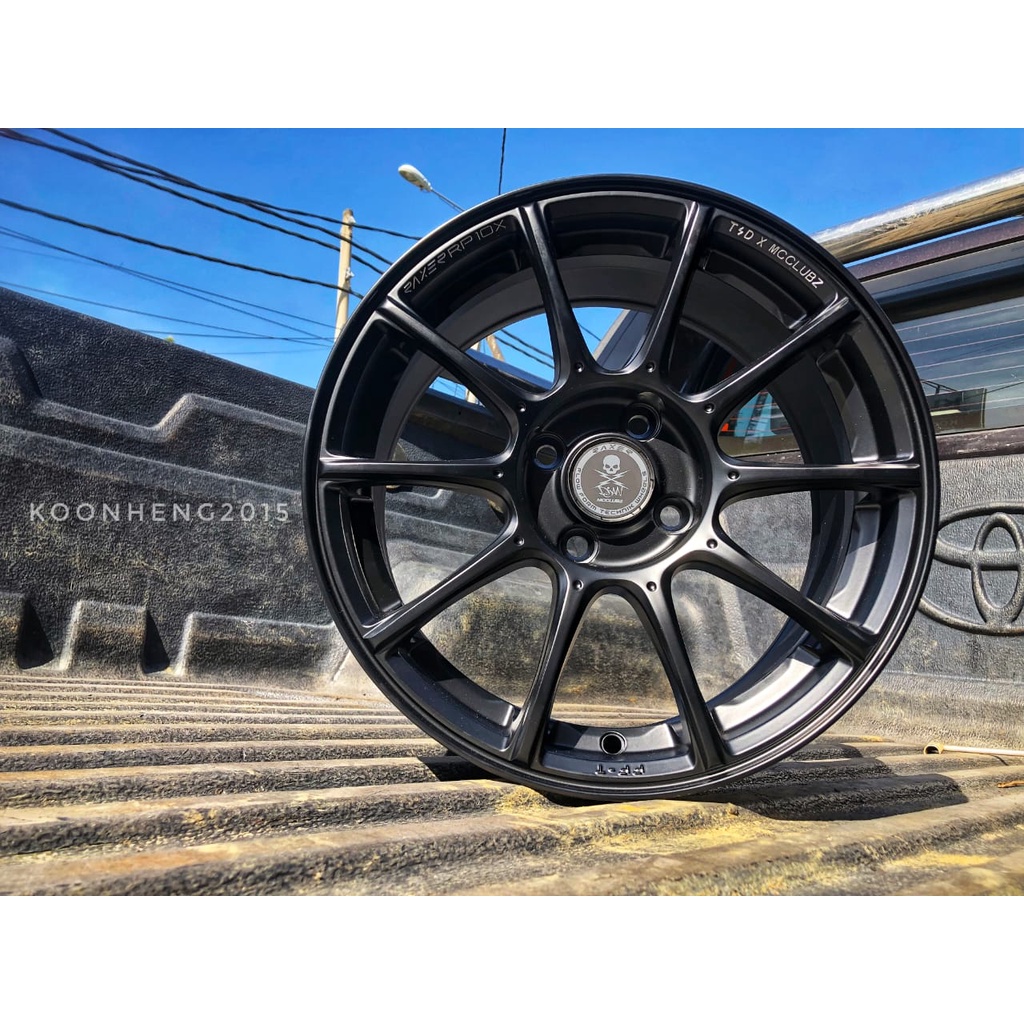 RAXER Wheels RP10X 15x7.0 4x100 ET35 (FLOW FORMING) - READY STOCK | Shopee Malaysia