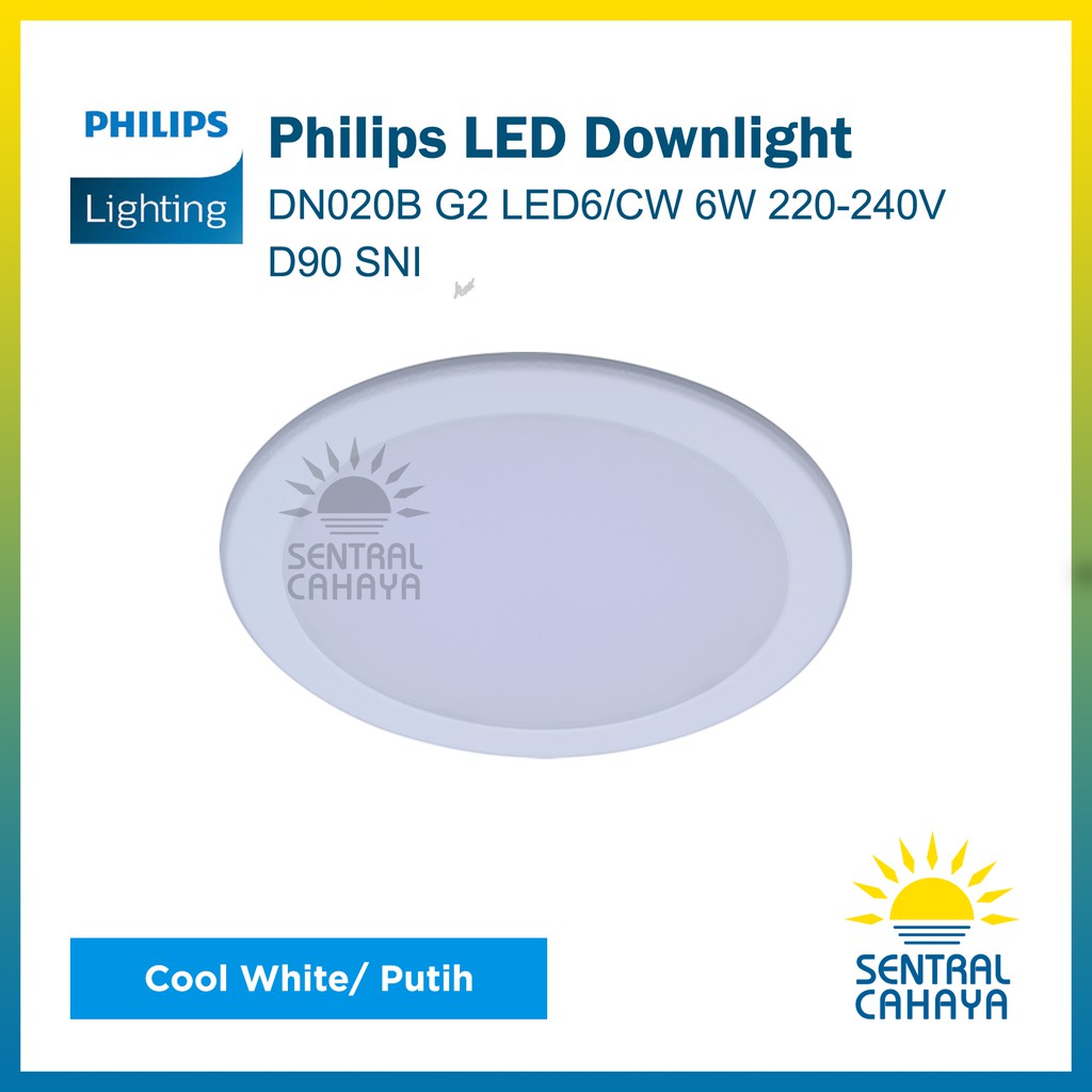 Philips LAMP DN020B G2 LED9/CW 11W 220-240V D125 SNI | Shopee Malaysia