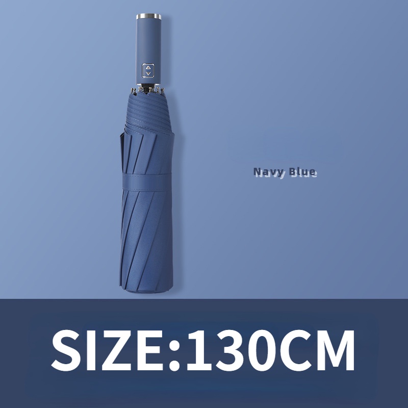 130cm Automatic Umbrella Large Double Umbrella Reinforced and Thickened ...