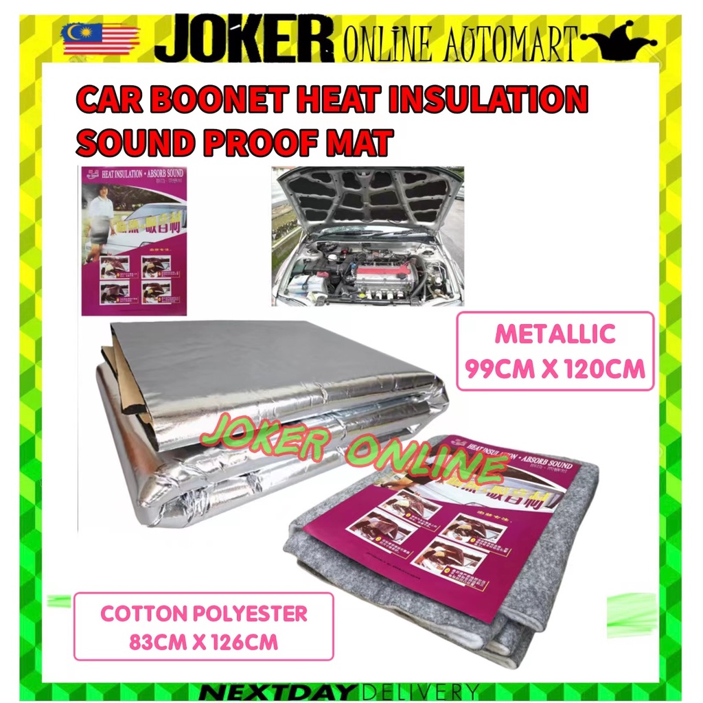 Universal Carfit Car Bonnet Trunk Boot Sound Proofing Insulation mat ...