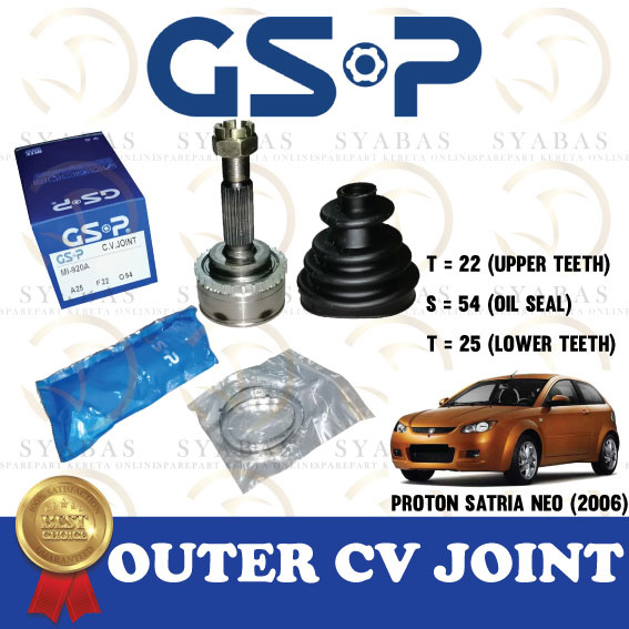 PROTON SATRIA NEO (2006~) GSP CV JOINT | Shopee Malaysia