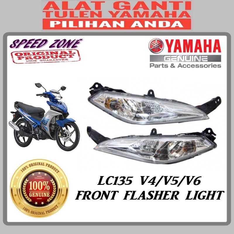 YAMAHA LC135(55D-V4 TO V7) ORIGINAL FRONT FLASHER LIGHT / LAMPU SIGNAL DEPAN / 100% ORIGINAL HLY ...