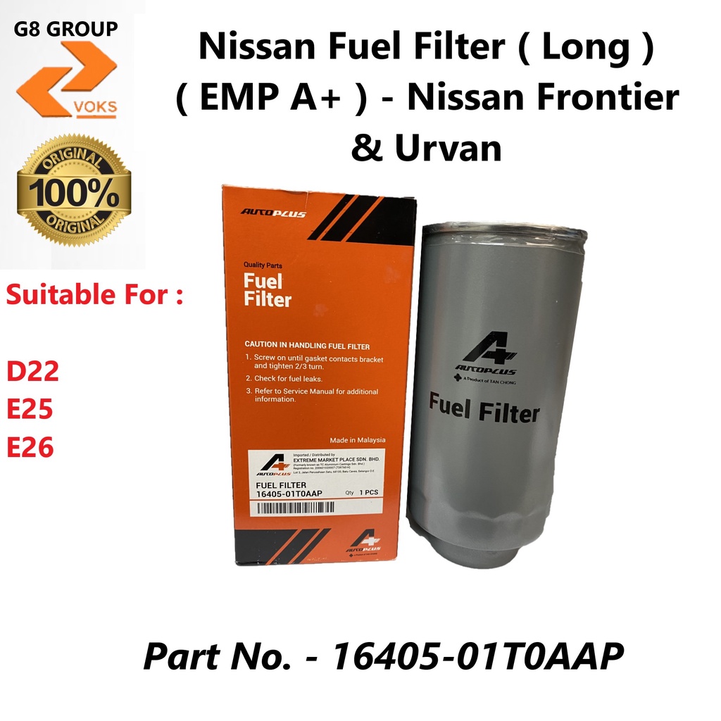 Nissan Fuel Filter ( Long ) (EMP A+ ) - Nissan Frontier & Urvan ( 16405 ...