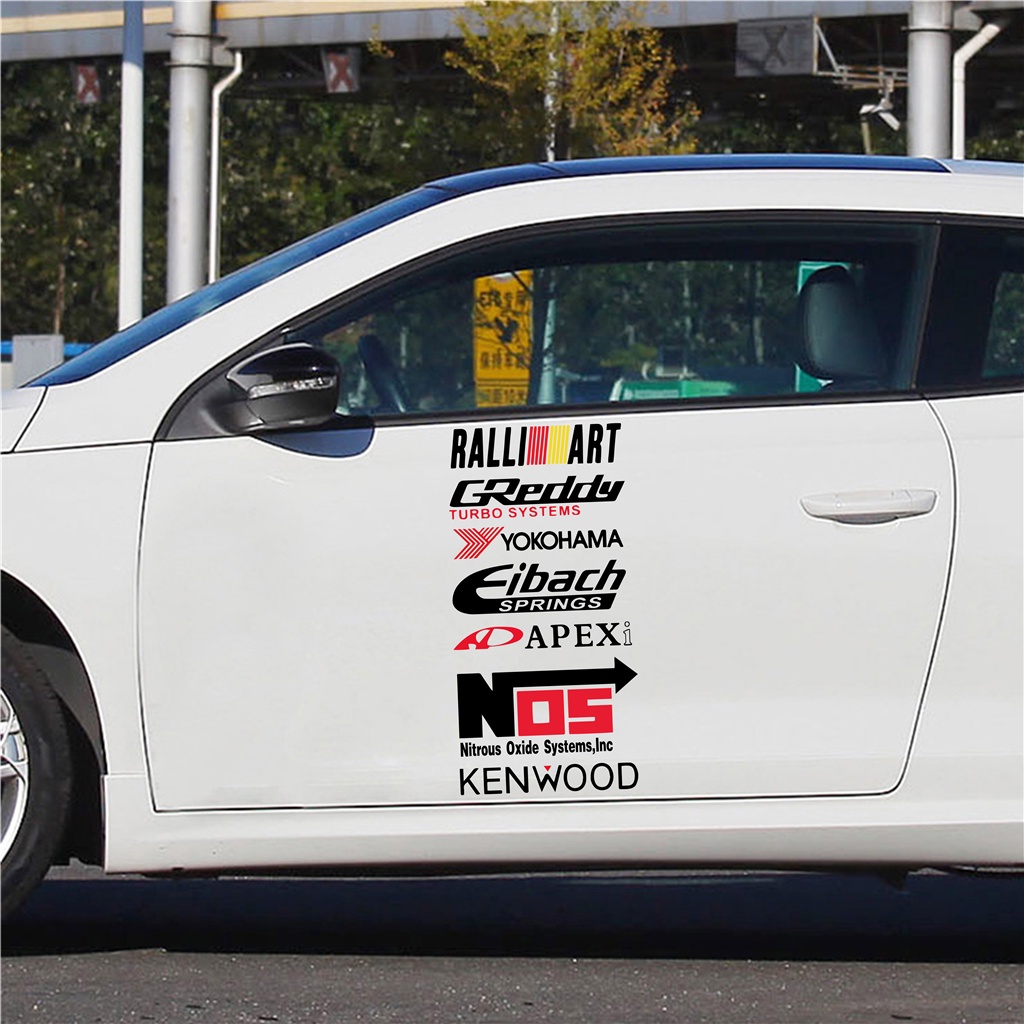 Art Design Car Racing Development Car Sticker Rearview Mirror Side ...