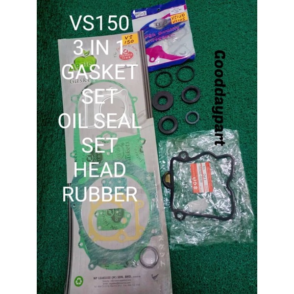 SUZUKI VS150 VS 150 COMPLETE OVERHAUL GASKET SET OIL SEAL COMP ENGINE ...