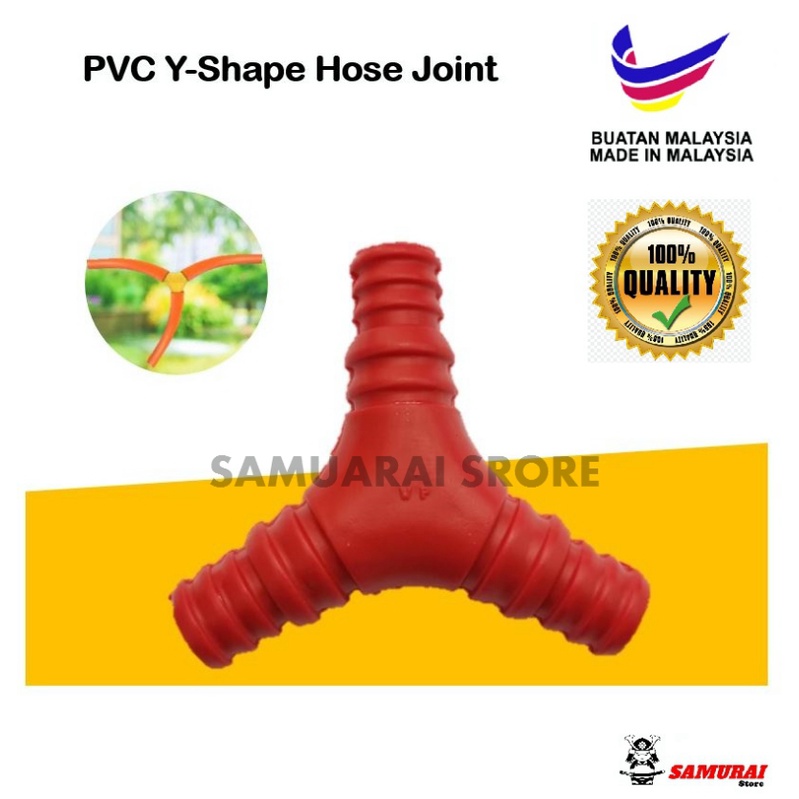 Pvc Hose Joint / 3 WAY / Y-SHAPE / Plastic Paip Sambung ( Cabang 3 ...