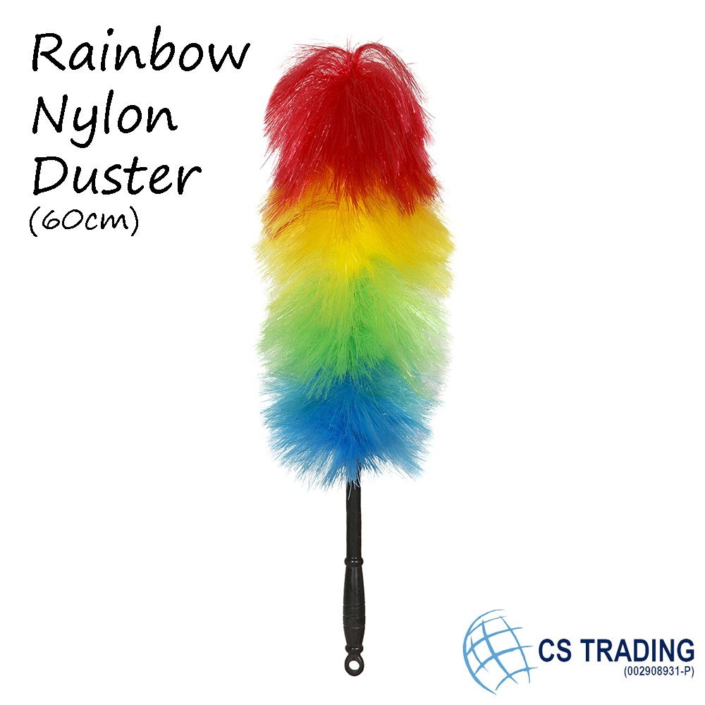 Rainbow Nylon Static Magical Duster 60cm | Shopee Malaysia