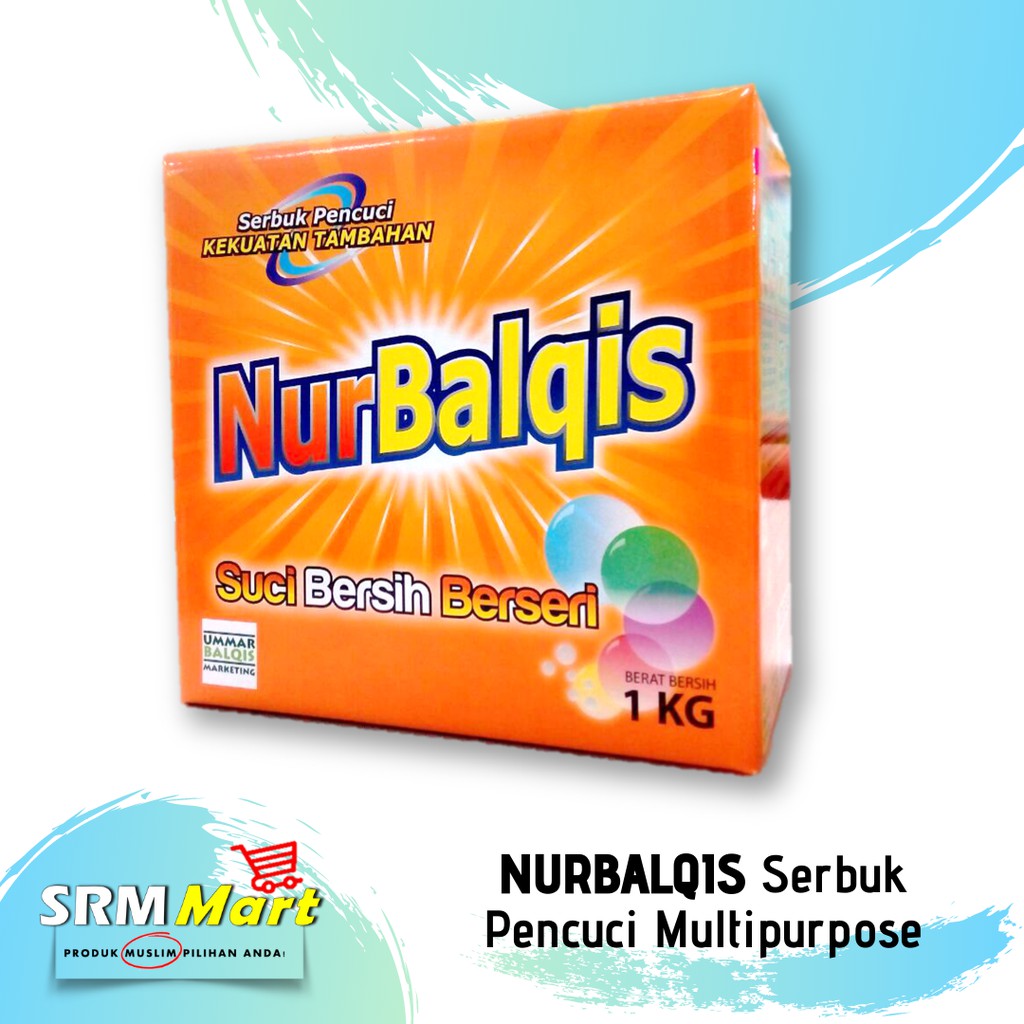Serbuk Pencuci NurBalqis [Multipurpose Detergent] 1kg | Shopee Malaysia