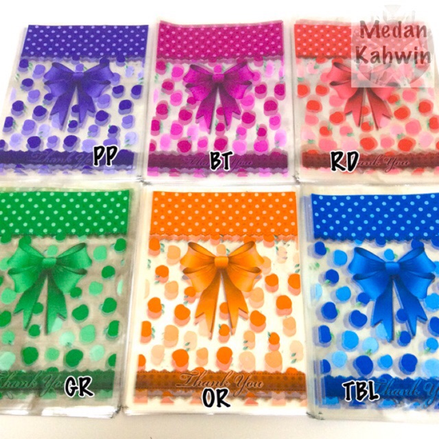 #SV0213 100pc± 13x17cm Beg OPP Petak Siap Pengikat Doorgift Goodies Bag ...