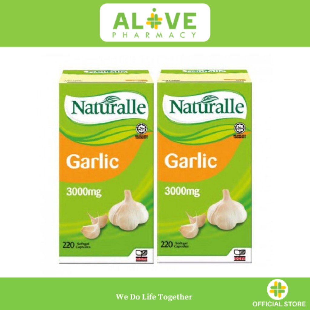 Naturalle Garlic 3000mg Softgel (220s+220s) bawang putih | Shopee Malaysia