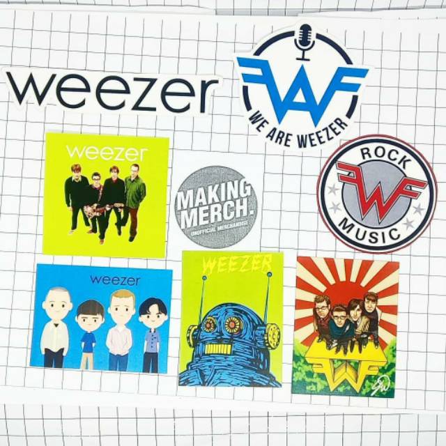 Weezer sticker | Shopee Malaysia