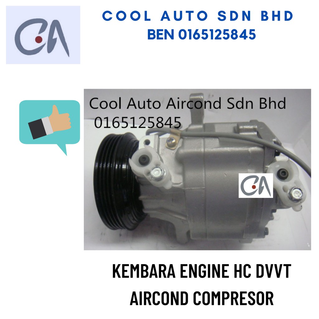🔥READY STOCK 🔥KEMBARA ENGINE HC DVVT AIRCOND COMPRESOR | Shopee Malaysia