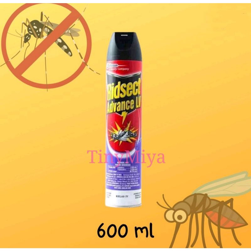 Ridsect Advance Lavender Mosquito Spray -600ml /Aerosol Racun Serangga ...