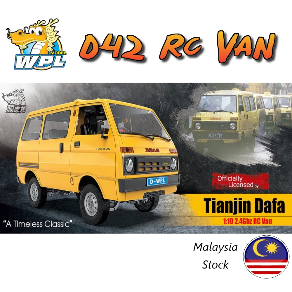 WPL D42 RTR RC New Van 1/10 Scale Kei Van Tianjin Dafa READY STOCK ...