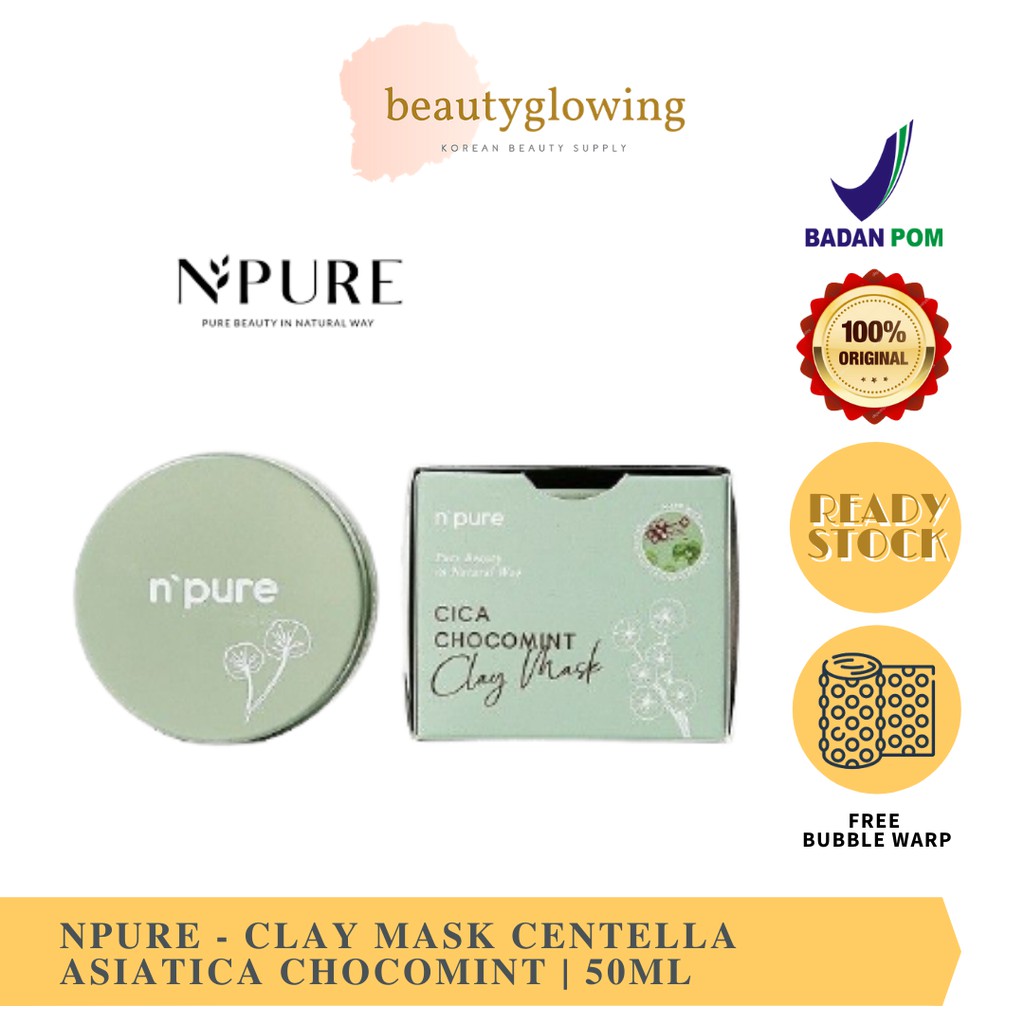 Npure - Centella Asiatica Chocomint Clay Mask 50ml | Shopee Malaysia