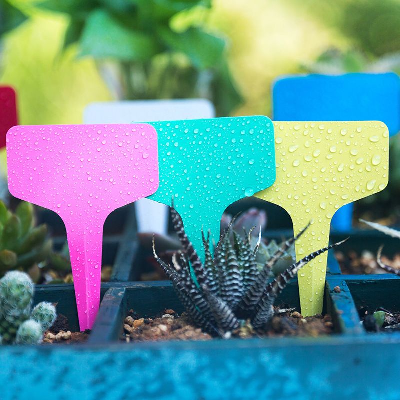 Plant Tag Garden Label Plastic Hanging Waterproof Tagging Nursery Pot ...