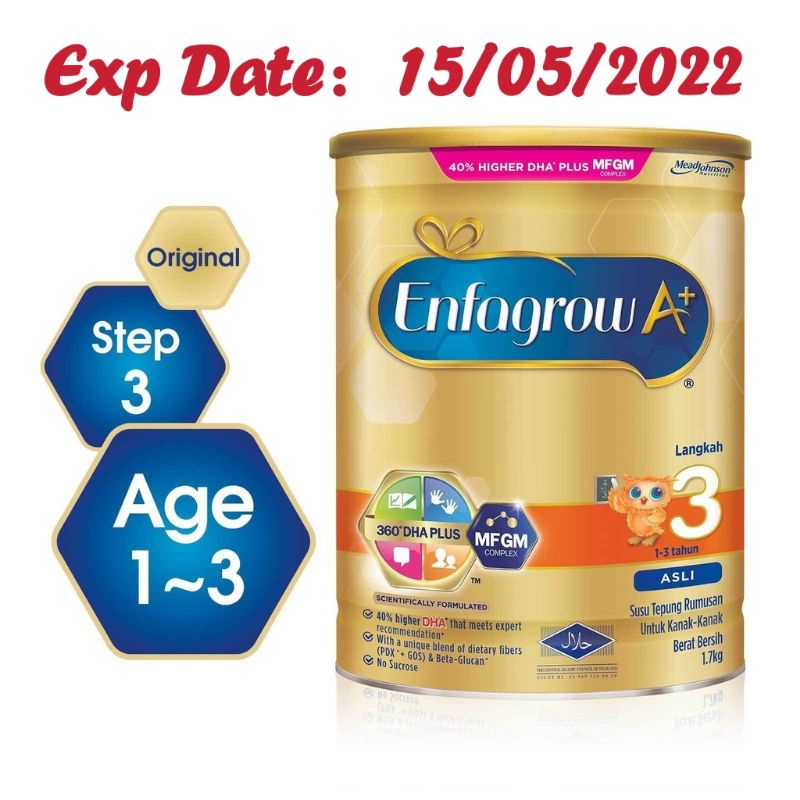 Enfagrow A+ MindPro Step 3 - Original (1.65kg) | Shopee Malaysia
