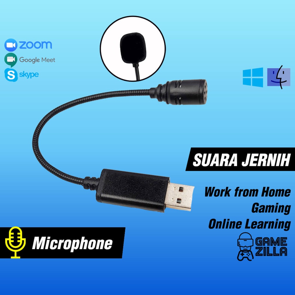 Usb Mini Microphone PC Laptop Microphone Portable Mic Plug And Play Mic ...