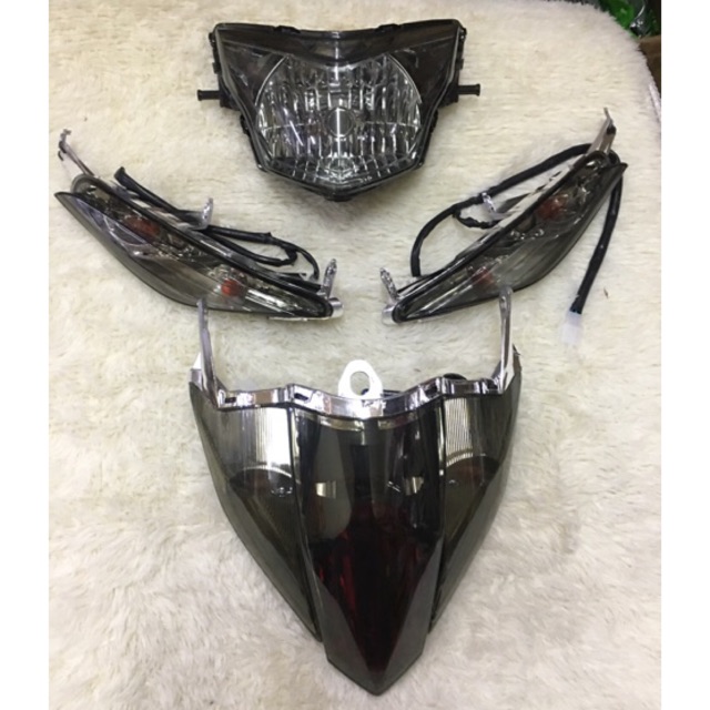 YAMAHA LC V2 LC135 v2 head lamp signal tail lampu depan belakang tinted ...