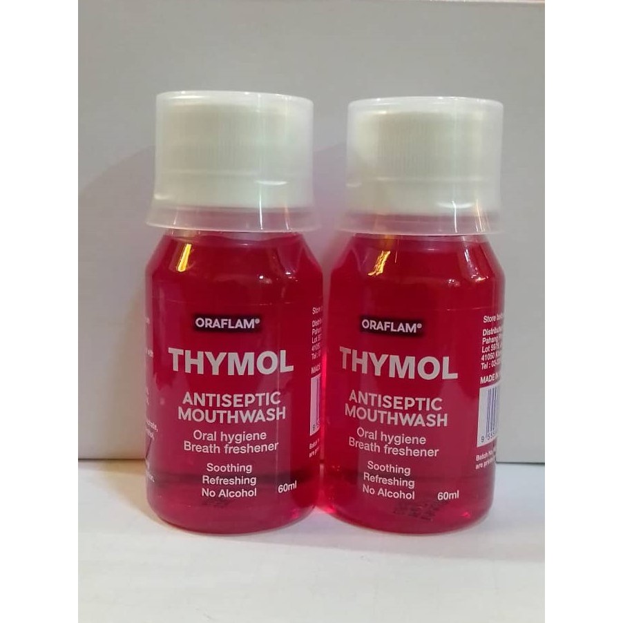 Oraflam Thymol Gargle 60ML/120ML | Shopee Malaysia