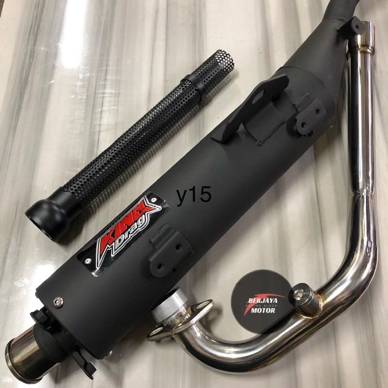Yamaha y15 /lc135 /srl115 Exhaust racing std open King Drag | Shopee ...