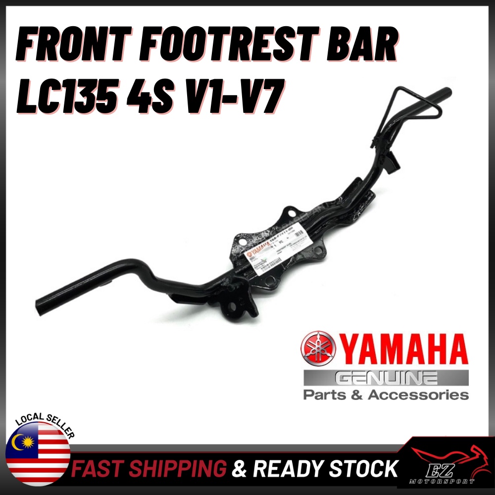 LC135 4S LC135 4SPEED LC4S V1-V7 Front Footrest Bar Foot Rest Step Bar Original Yamaha Thailand ...