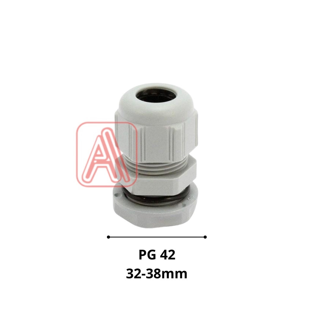 Nylon Pvc Cable Gland PG Gland Pvc Gland IP68 White PG36 PG42 PG48 O ...